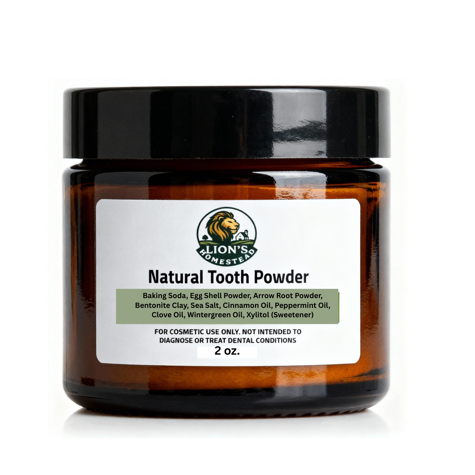 All Natural Tooth Powder – Lion's Homestead